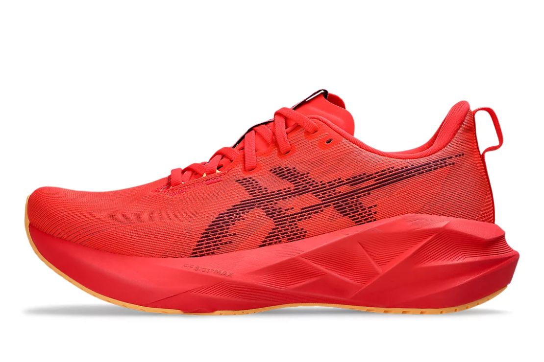 Men's Asics Novablast 5 Running Shoes :Flash Red | Edo Purple – iRUN ...