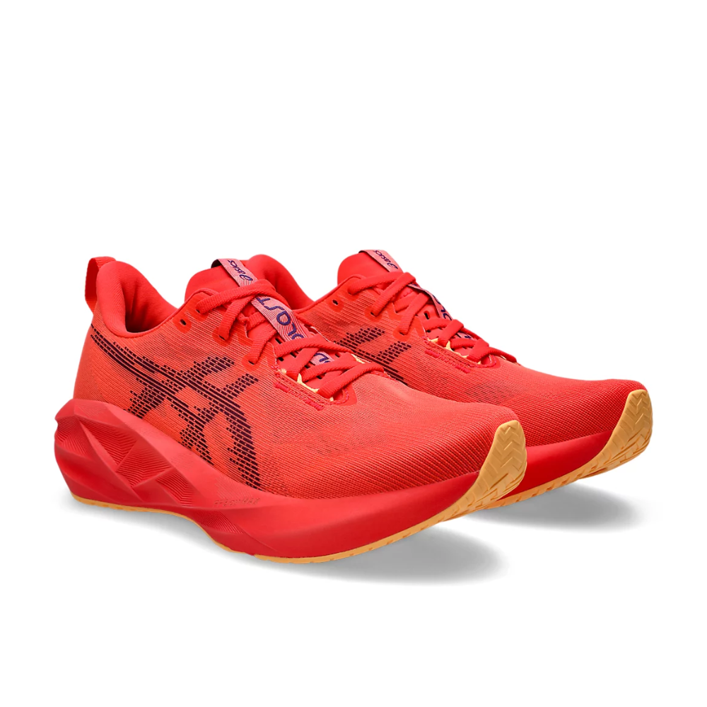 Men's Asics Novablast 5 Running Shoes :Flash Red | Edo Purple – iRUN ...