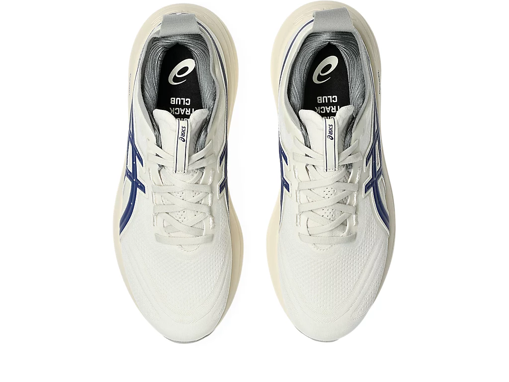 Men's Asics Gel-Nimbus 27 ATC :Birch | Indigo Blue – iRUN Singapore