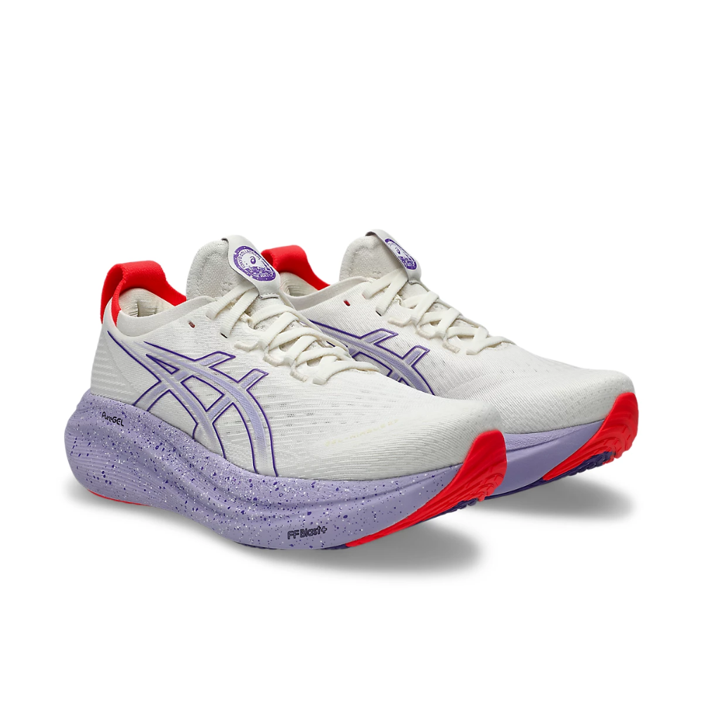Women's Asics Gel-Nimbus 27 Tokyo Running Shoes :Cream | Edo Purple ...