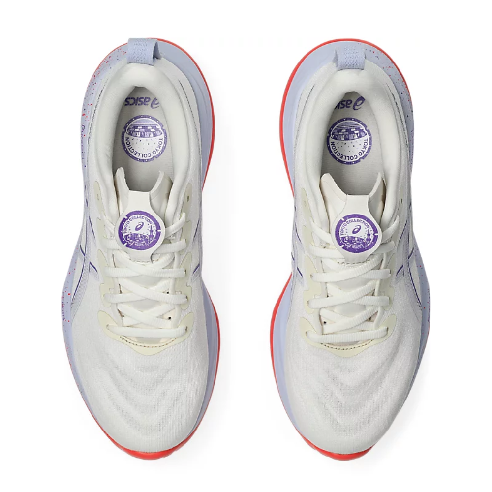 Women's Asics Gel-Cumulus 27 Tokyo Running Shoes :Cream | Edo Purple ...