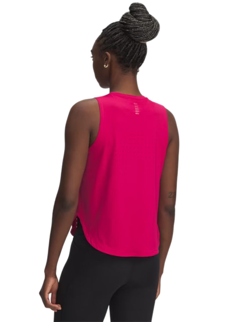 Women's Launch Elite Tank Top :Pink – iRUN Singapore