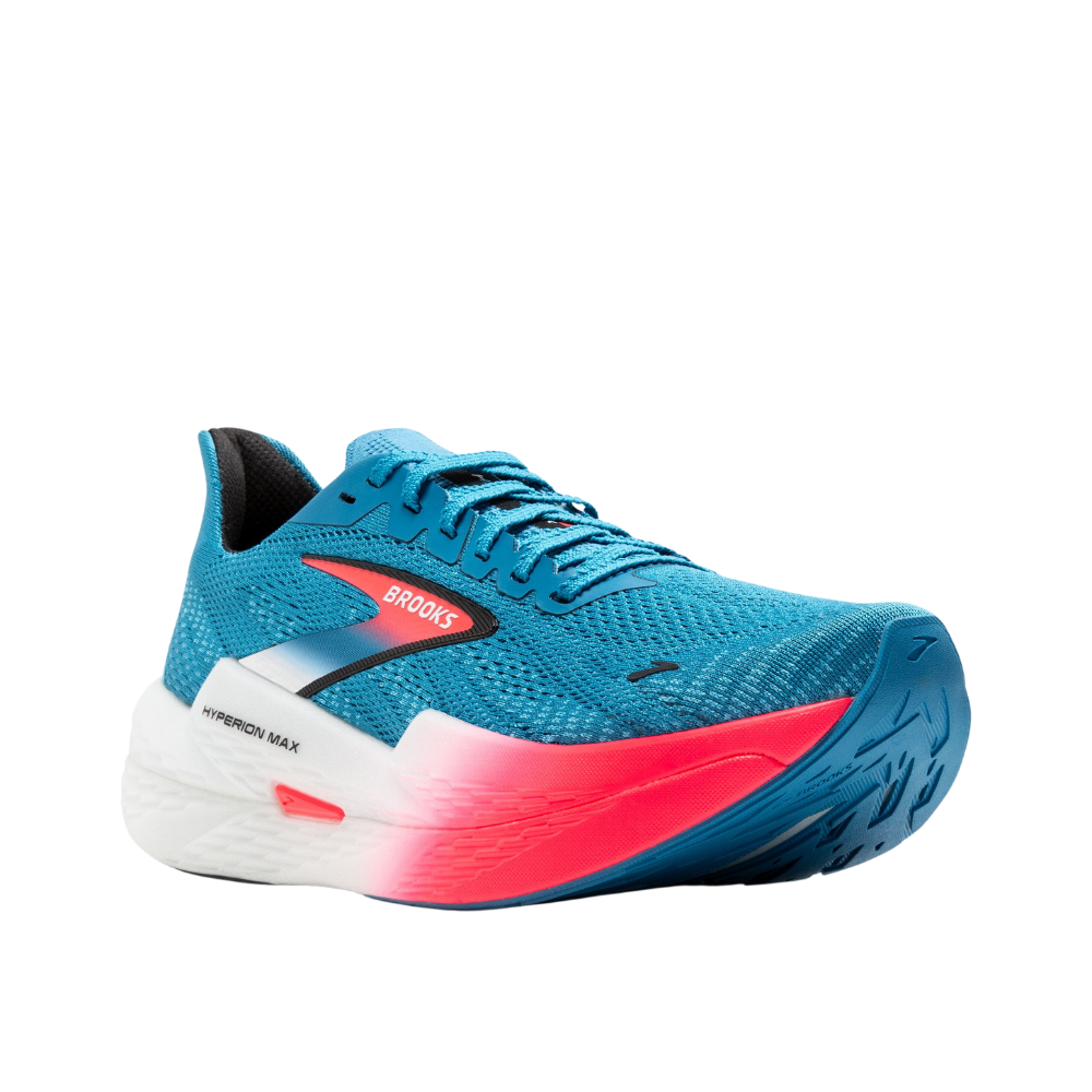 Men's Brooks Hyperion Max 2 Running Shoes :Crystal Seas | Diva Pink ...