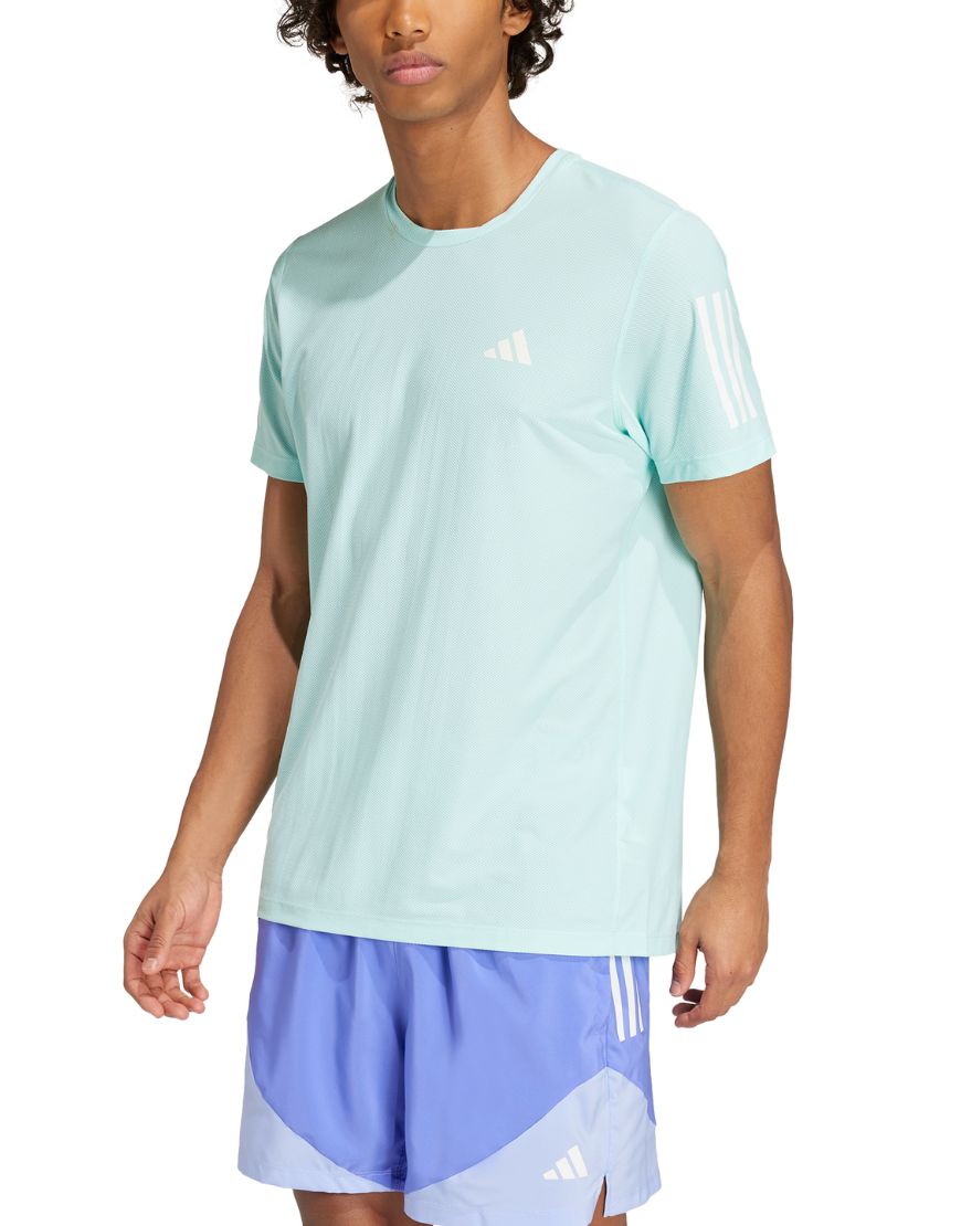 Men's Adidas Own the Run Tee :Flash Aqua – iRUN Singapore