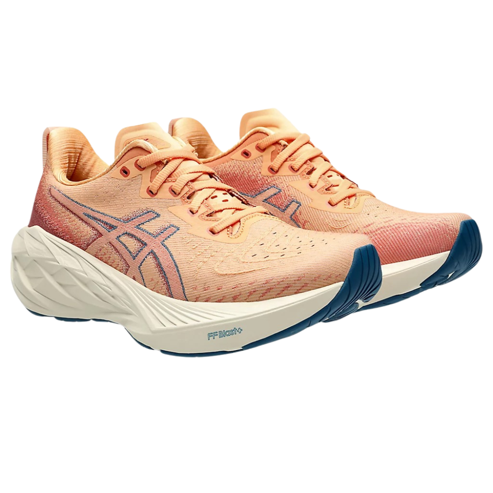 Women's Asics Novablast 4 Shoes :Faded Orange | Deep Red – iRUN Singapore