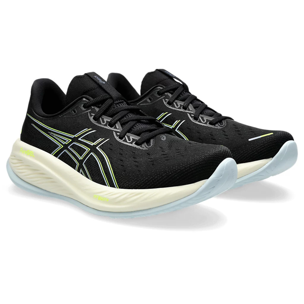 Men's Asics Gel-Cumulus 26 Running Shoes :Black I Safety Yellow – iRUN ...