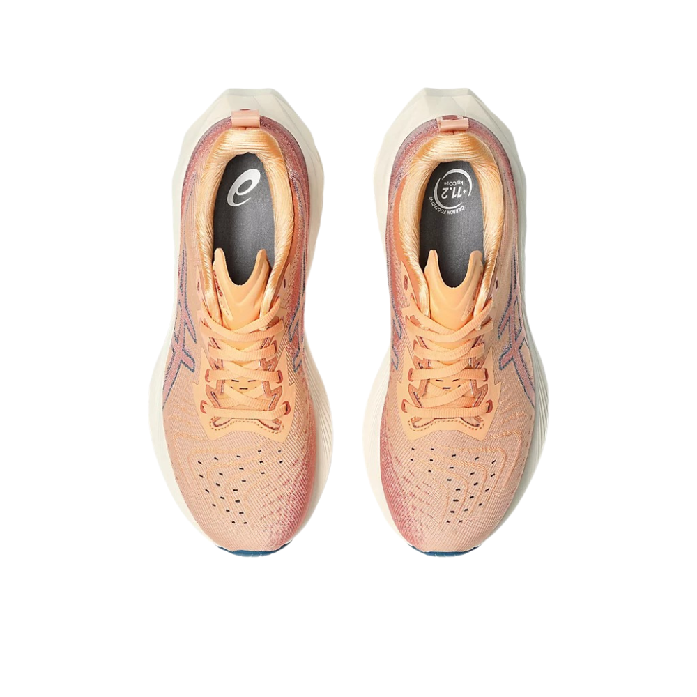 Women's Asics Novablast 4 Shoes :Faded Orange | Deep Red – iRUN Singapore