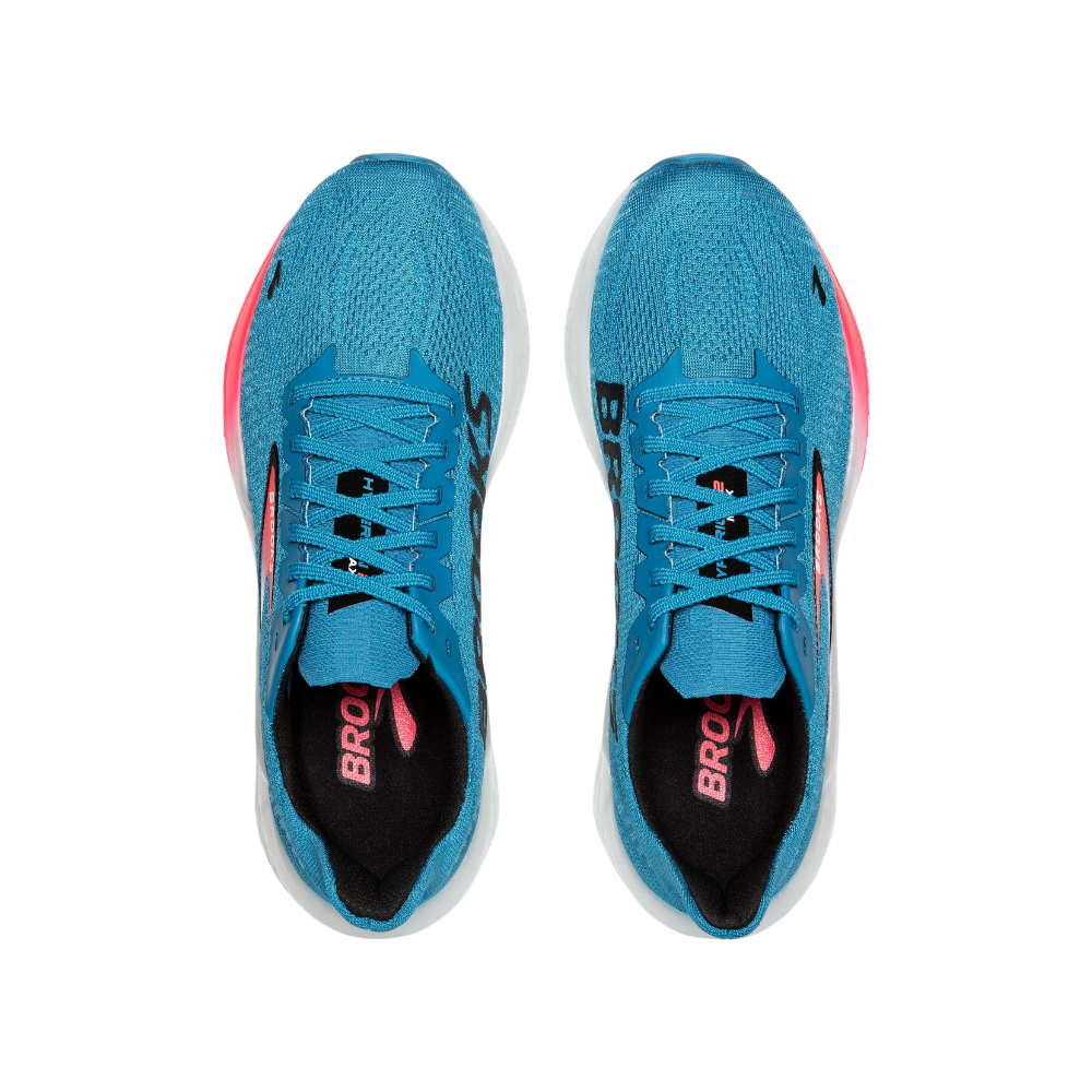 Men's Brooks Hyperion Max 2 Running Shoes :Crystal Seas | Diva Pink ...