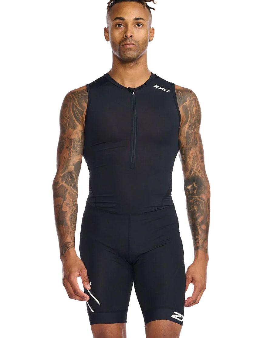 Men's 2XU Core Trisuit :Black | White – iRUN Singapore