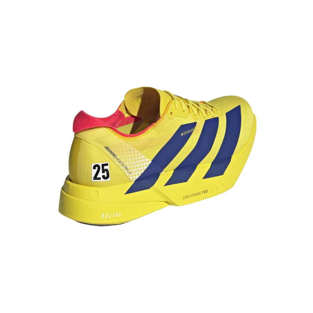 Men's Adidas Adizero Adios Pro 4 :Pure Sulfur | Lucid Blue – iRUN Singapore