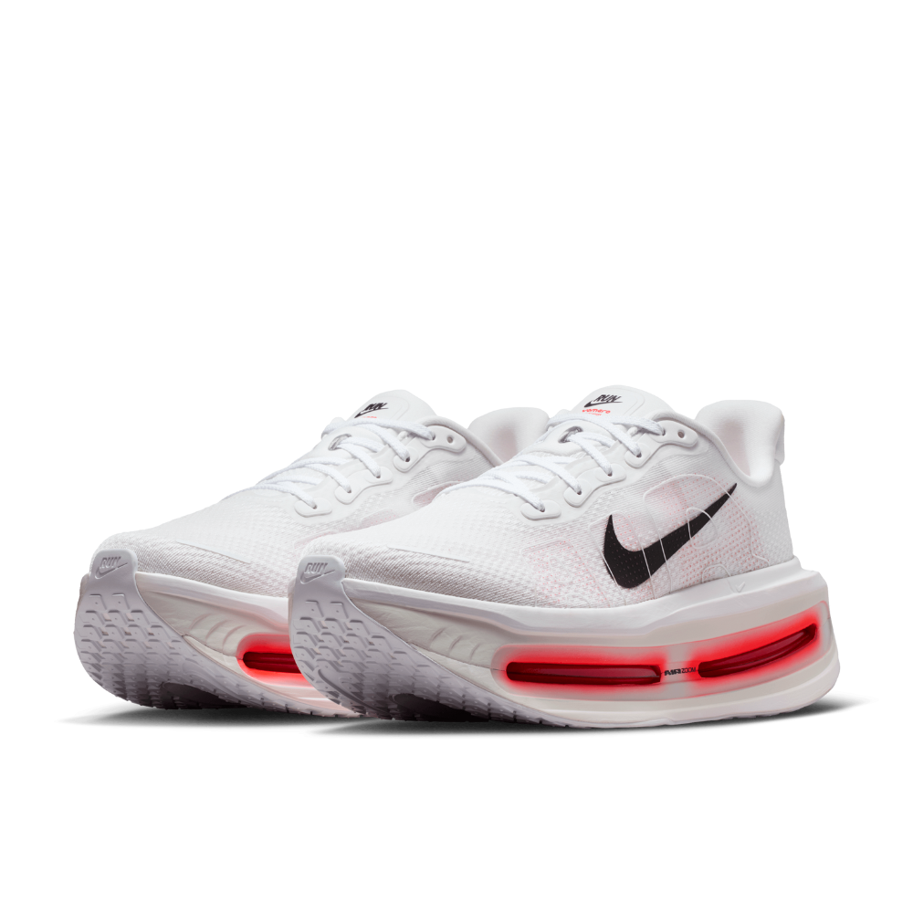 Men's Nike Vomero Premium Running Shoes :White | Bright Crimson – iRUN ...