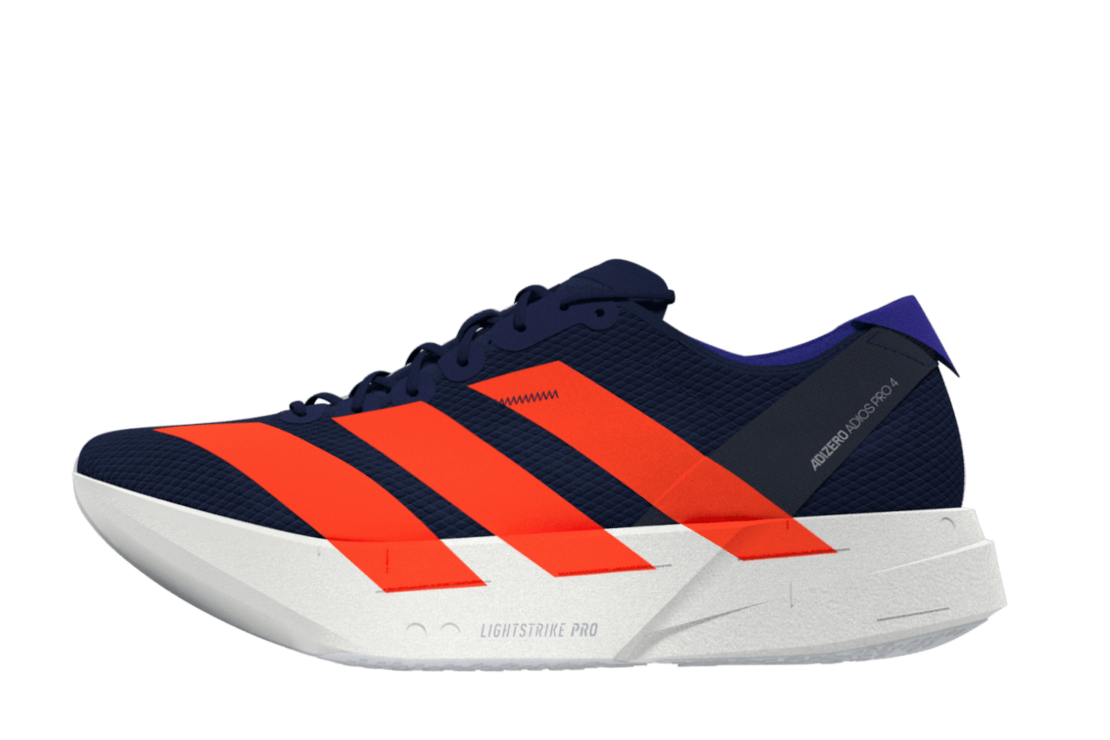 Men's Adidas Adizero Adios Pro 4 Running Shoes :Dark Blue | Impact ...