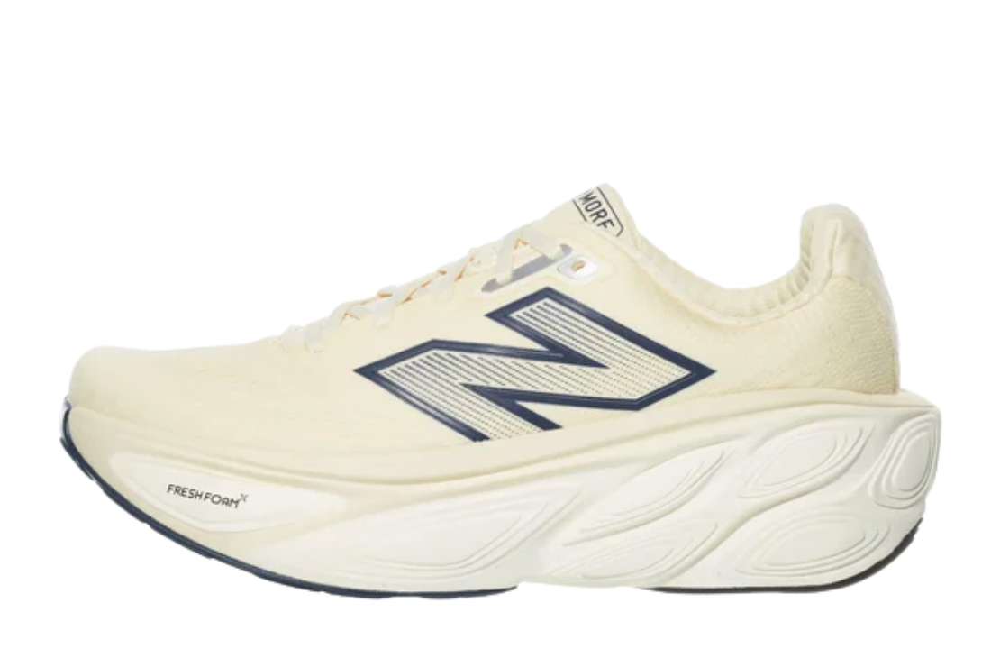 Women's New Balance Fresh Foam X More v5 (B) Running Shoes :Angora ...