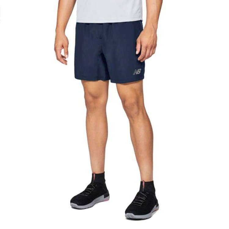 Men's New Balance Core Run 7 inch Shorts :Navy – iRUN Singapore