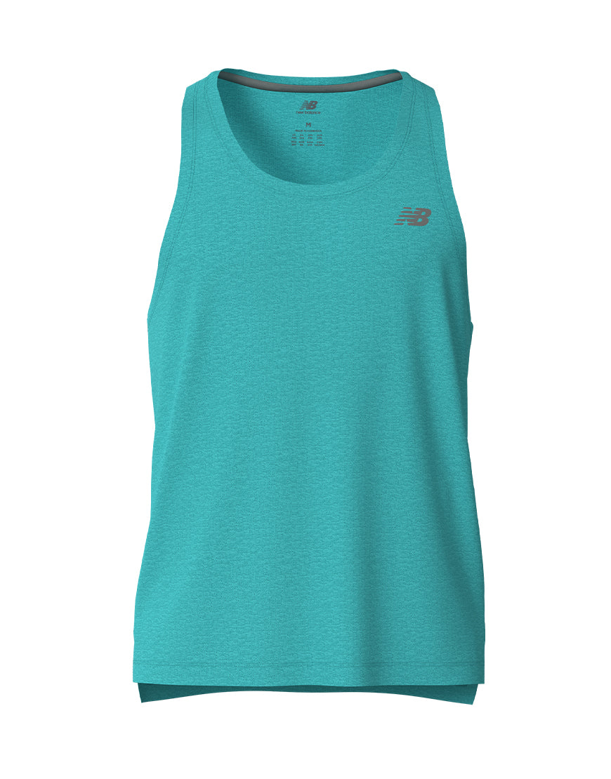 Men's New Balance Athletics Singlet :Cyber Jade – iRUN Singapore