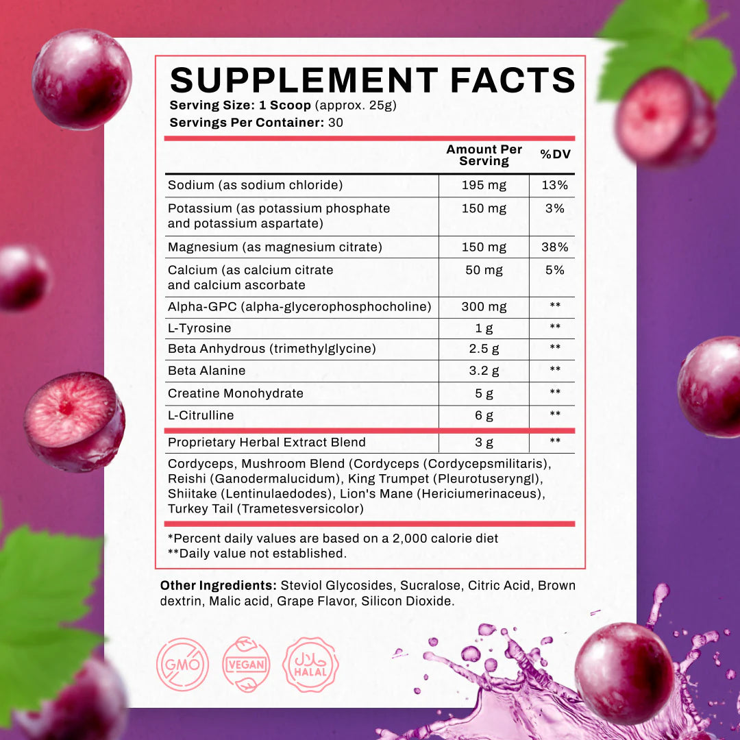 PRO Engine Pre-Workout :Juicy Grape – iRUN Singapore