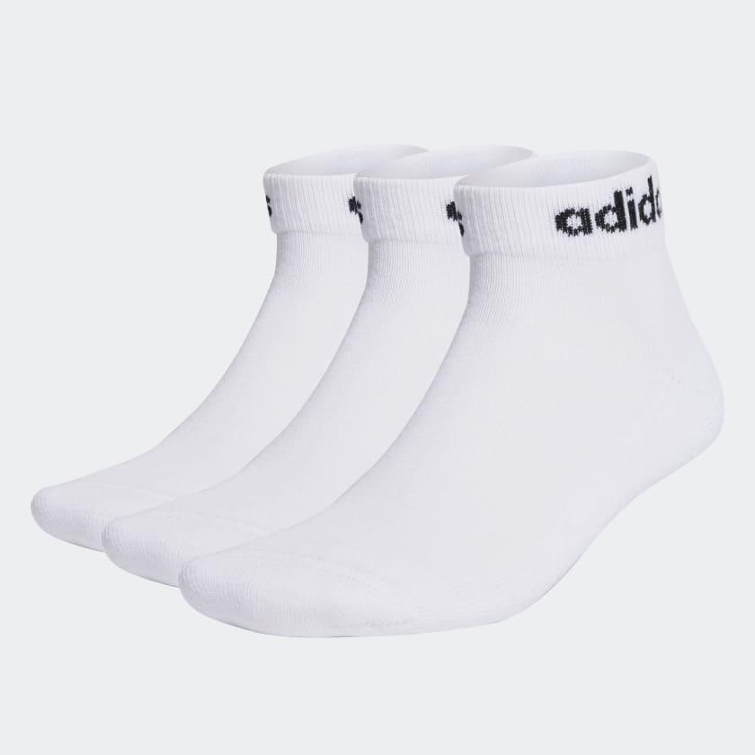 Adidas Linear Ankle Cushioned Socks (3 Pairs | 2 Colours) – iRUN Singapore