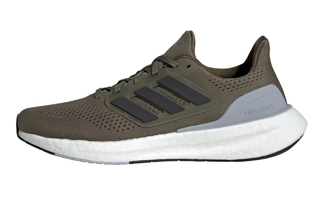 Men's Adidas Pureboost 23 Shoes :Olive Strata – iRUN Singapore