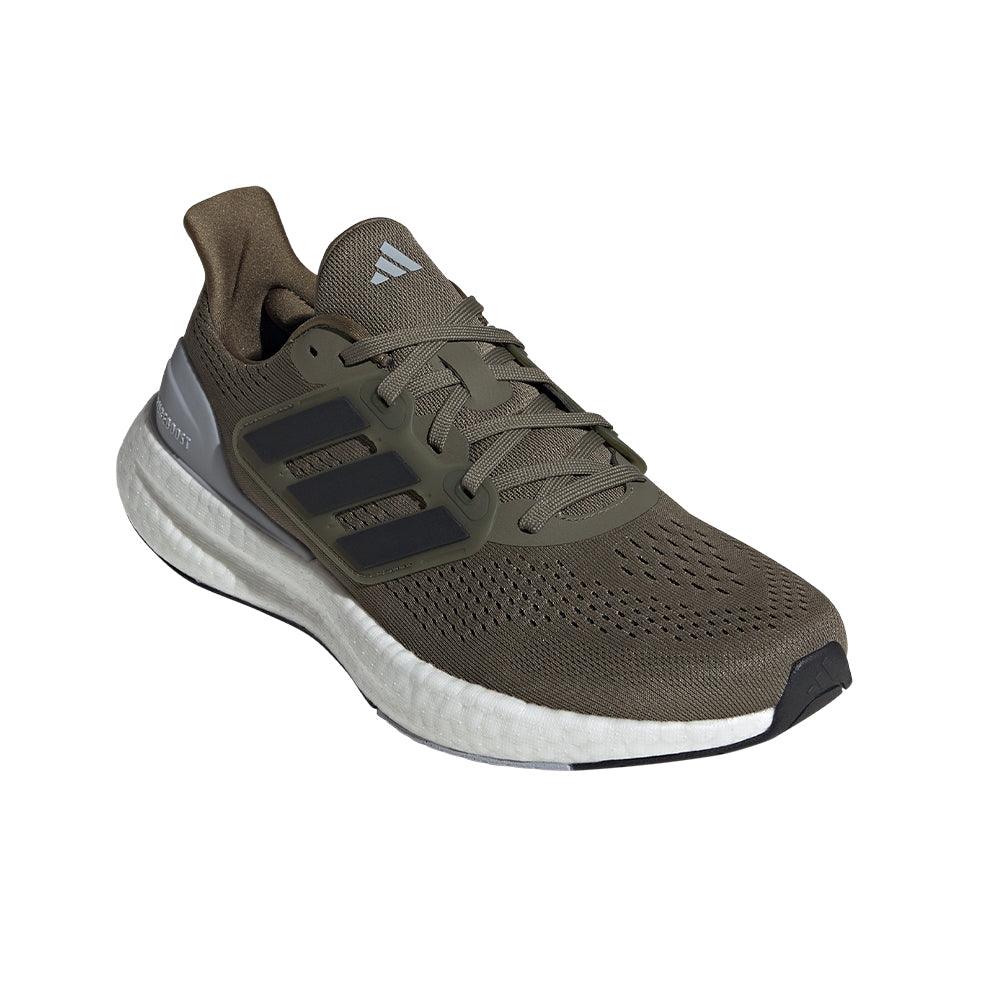 Men's Adidas Pureboost 23 Shoes :Olive Strata – iRUN Singapore