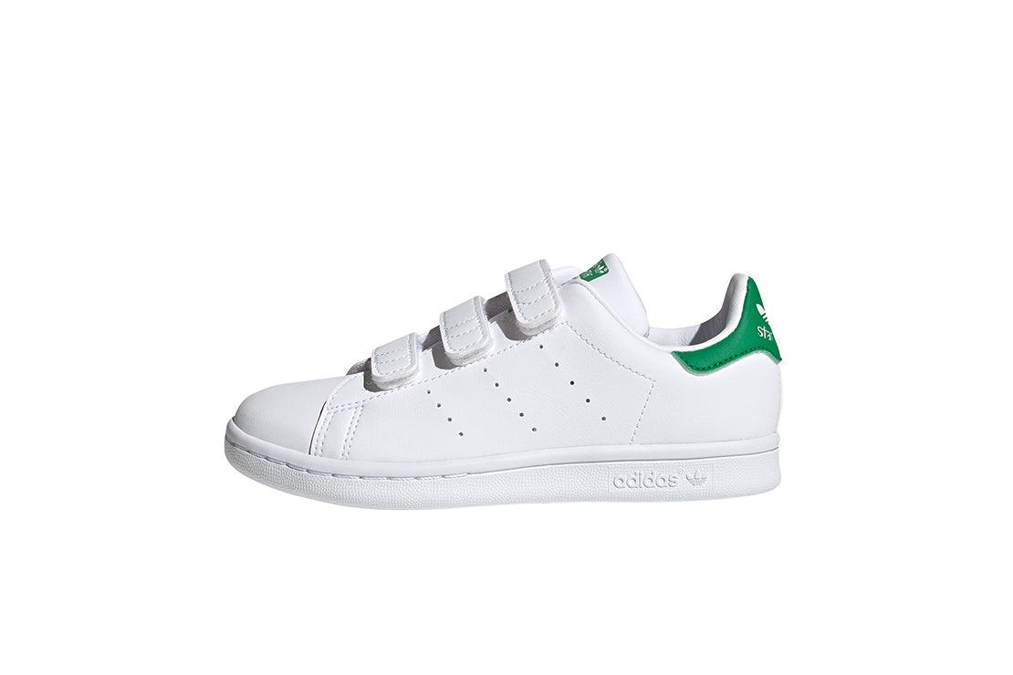 Kids' Adidas Stan Smith Shoes :Cloud White | Green – iRUN Singapore