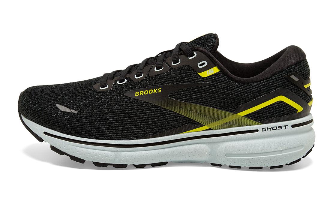 Men's Brooks Ghost 15 Shoes :Black | Ballad Blue – iRUN Singapore