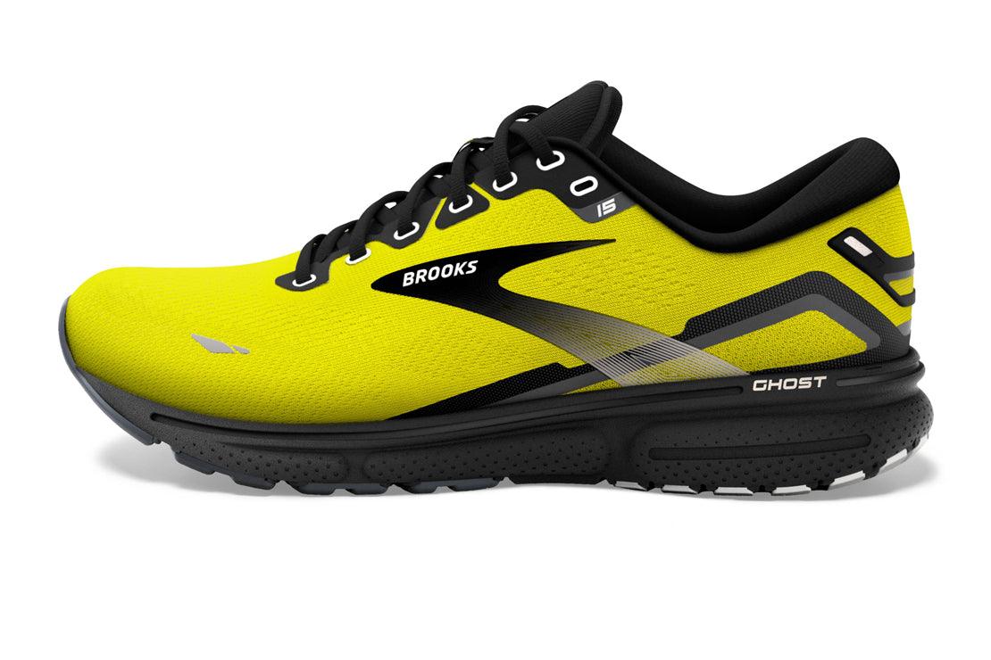 Men's Brooks Ghost 15 Running Shoes :Nightlife | Black – iRUN Singapore
