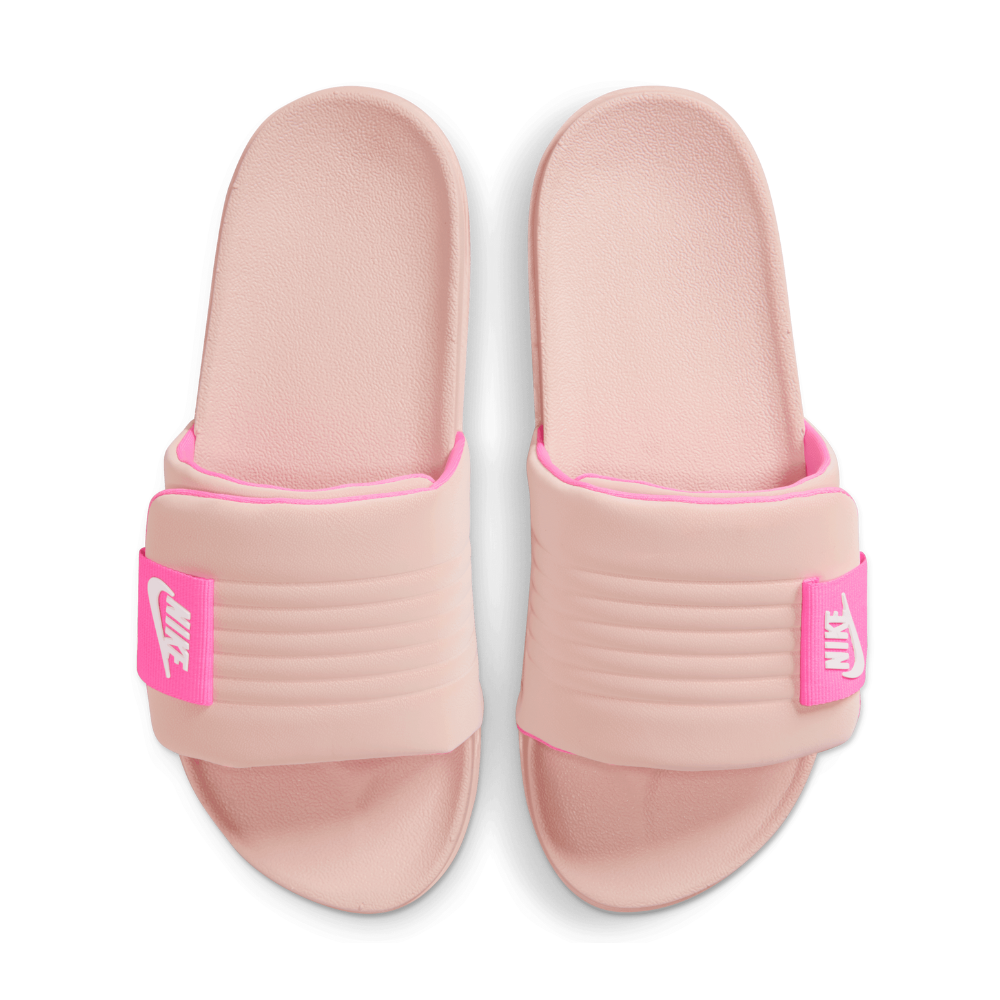 Women's Nike Offcourt Adjust Slides :Silt Red | Pink Spell – iRUN Singapore