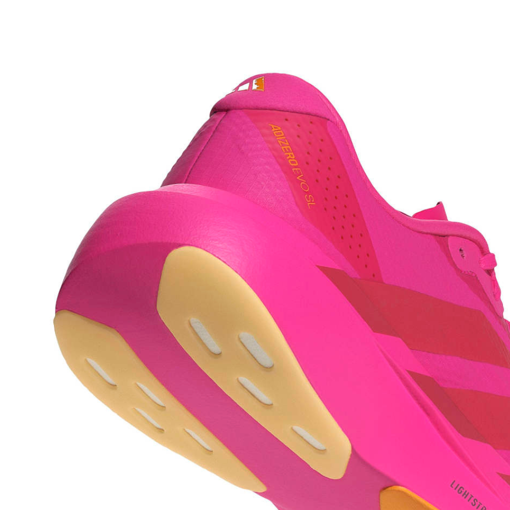 Women's Adidas Adizero EVO SL Woven Running Shoes :Shock Pink | Pure ...