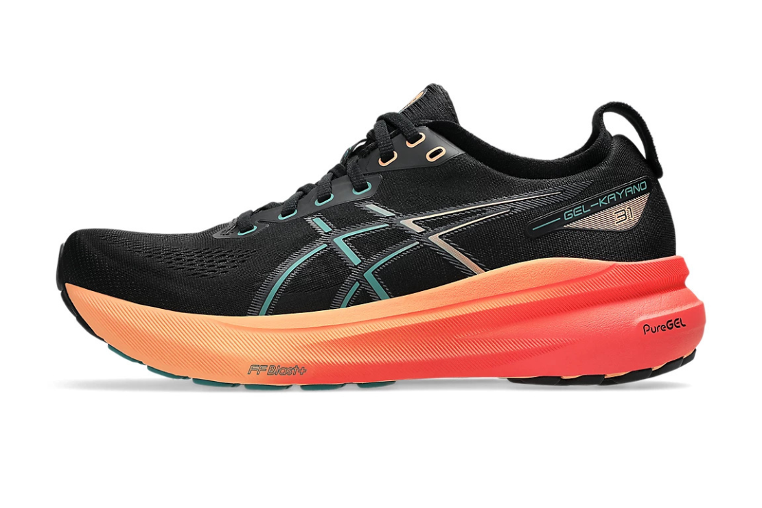 Asics Gel-Kayano 31 Men's Shoes: Black | Rainy Lake – iRUN Singapore