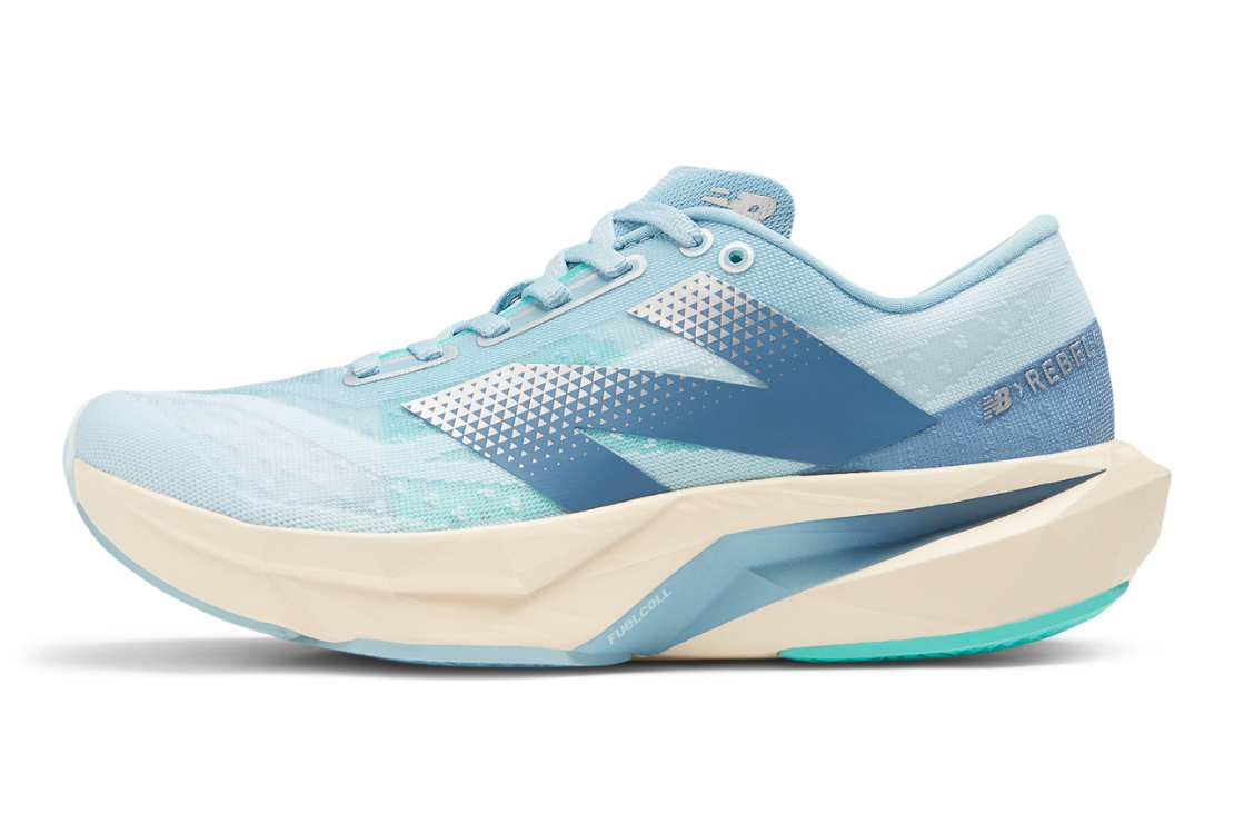 Women's New Balance FuelCell Rebel v4 (B) Shoes :Quarry Blue – iRUN ...