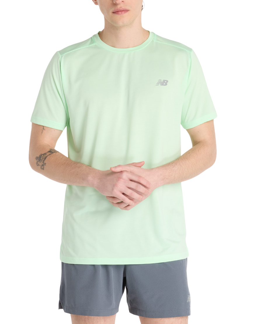 Men's New Balance Performance Running T-Shirt :Mint – iRUN Singapore