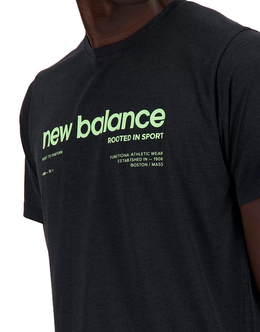 Men's New Balance Athletics Graphic Tee :Black – iRUN Singapore