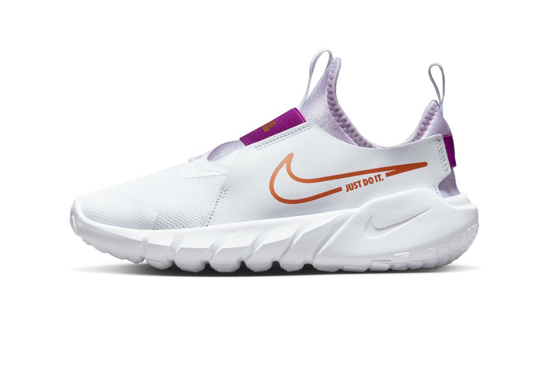 Nike Flex Runner 2 (GS) Older Kids' Running Shoes :White | Violet Frost ...