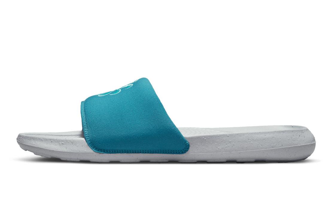 Men's Nike Victori One Slides :Rift Blue | Wolf Grey – iRUN Singapore