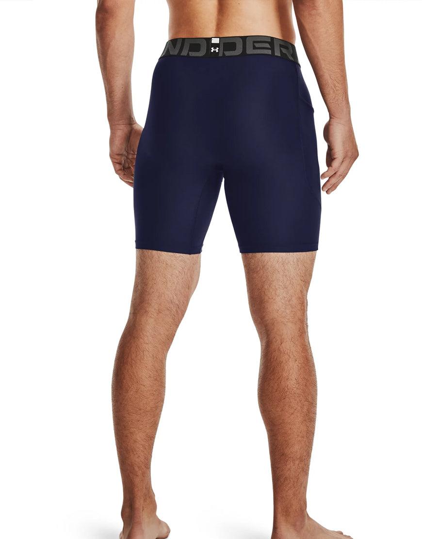 Men's UA HeatGear Armour Compression Shorts :Midnight Navy – iRUN Singapore