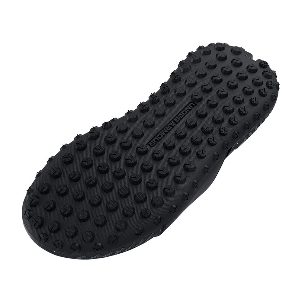 UA Project Rock 3 Slides :Black | Pitch Grey – iRUN Singapore