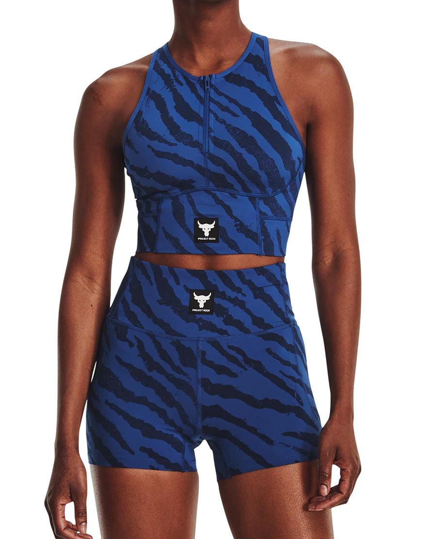 Women's Under Armour Project Rock Meridian Zip Training Ground Printed ...